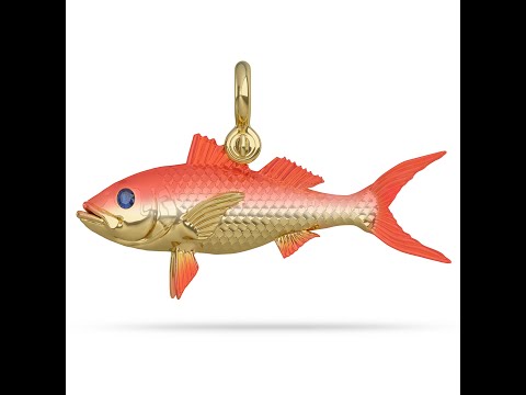 Queen Snapper Pendant I Nautical Treasure Jewelry – N.T.J.