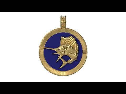 Sailfish Medallion I Nautical Treasure Jewelry – N.T.J.