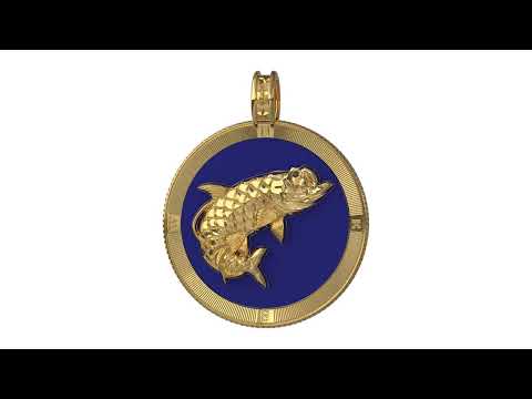 Tarpon Compass Medallion I Nautical Treasure Jewelry – N.T.J.